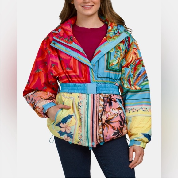 FARM Rio | Jackets & Coats | Nwt Farm Rio Ski Puffer Jacket | Poshmark